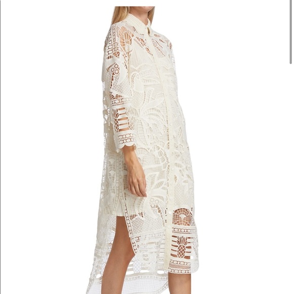 FARM Rio | Tops | Iso Farm Rio Lace Shirt Dress | Poshmark